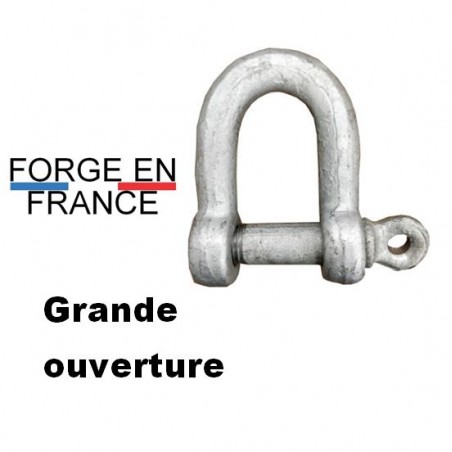 Manille droite Galva GO